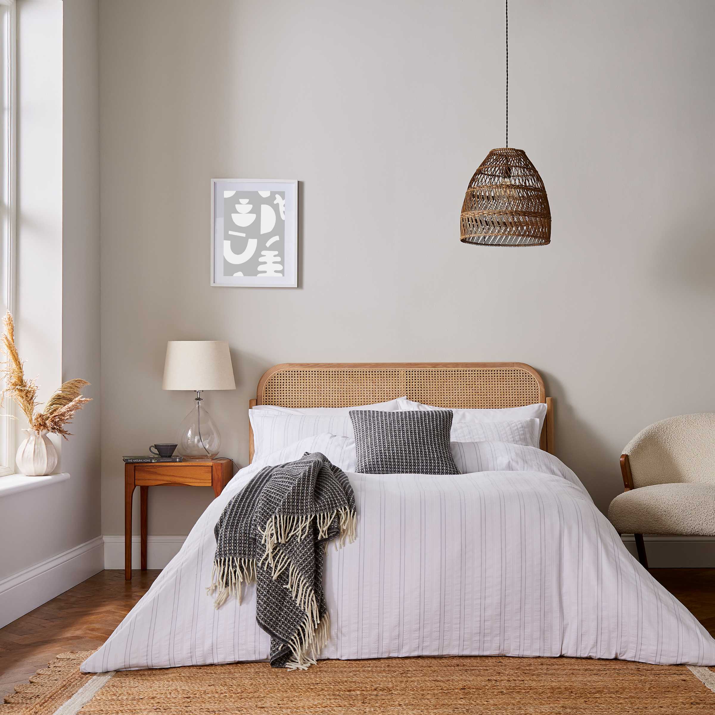 Murmur Laurel Bedding Cloud Grey