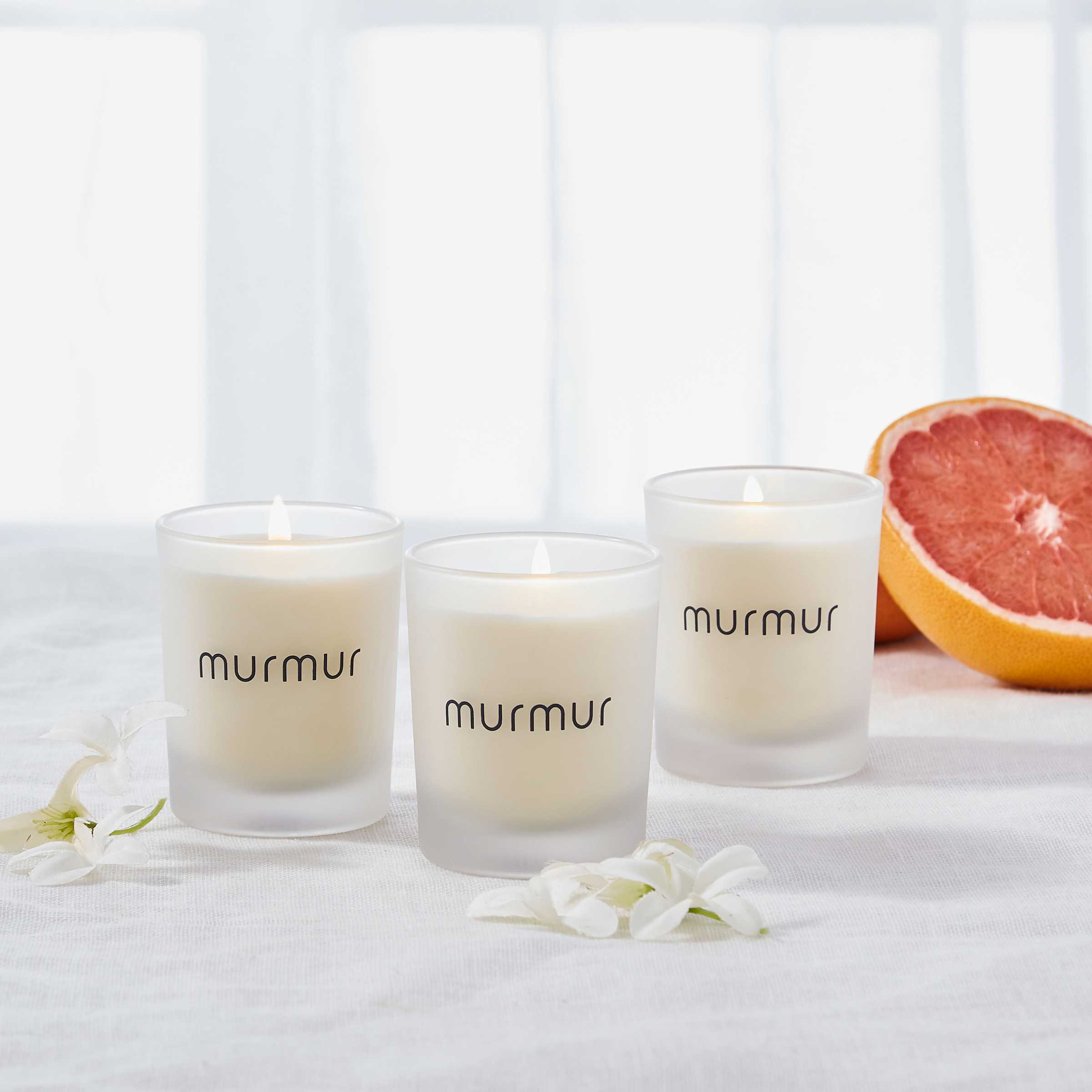 Murmur Energise Votive Scented Candle 3 Pack